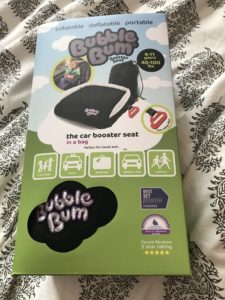 Bringing our Bubble Bum inflatable booster seats on a 6-week trip (A ...